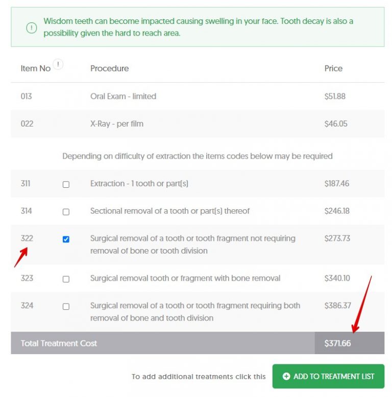 Wisdom Tooth Removal Cost - Dental Aware Australia