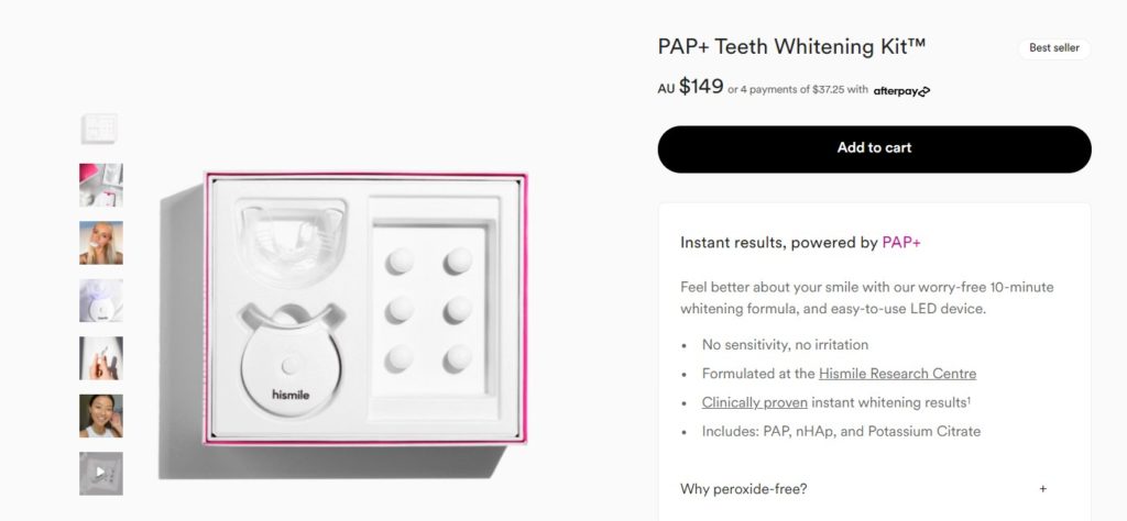 HiSmile PAP+ Teeth Whitening Kit Review – New Formula and Instant ...
